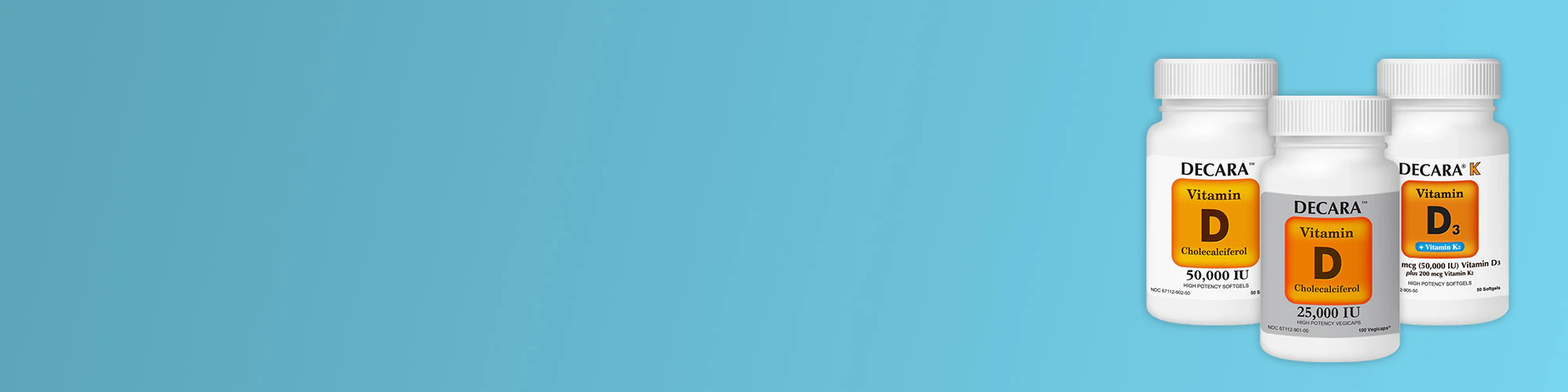 Get DECARA Vitamin D3 Delivered