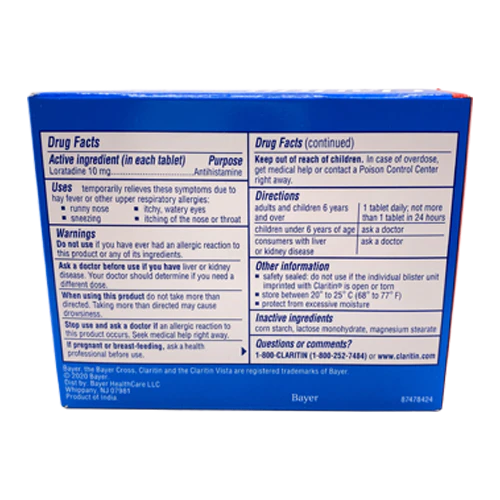 Buy Claritin Allergy Online - Fast, Free U.S. Delivery